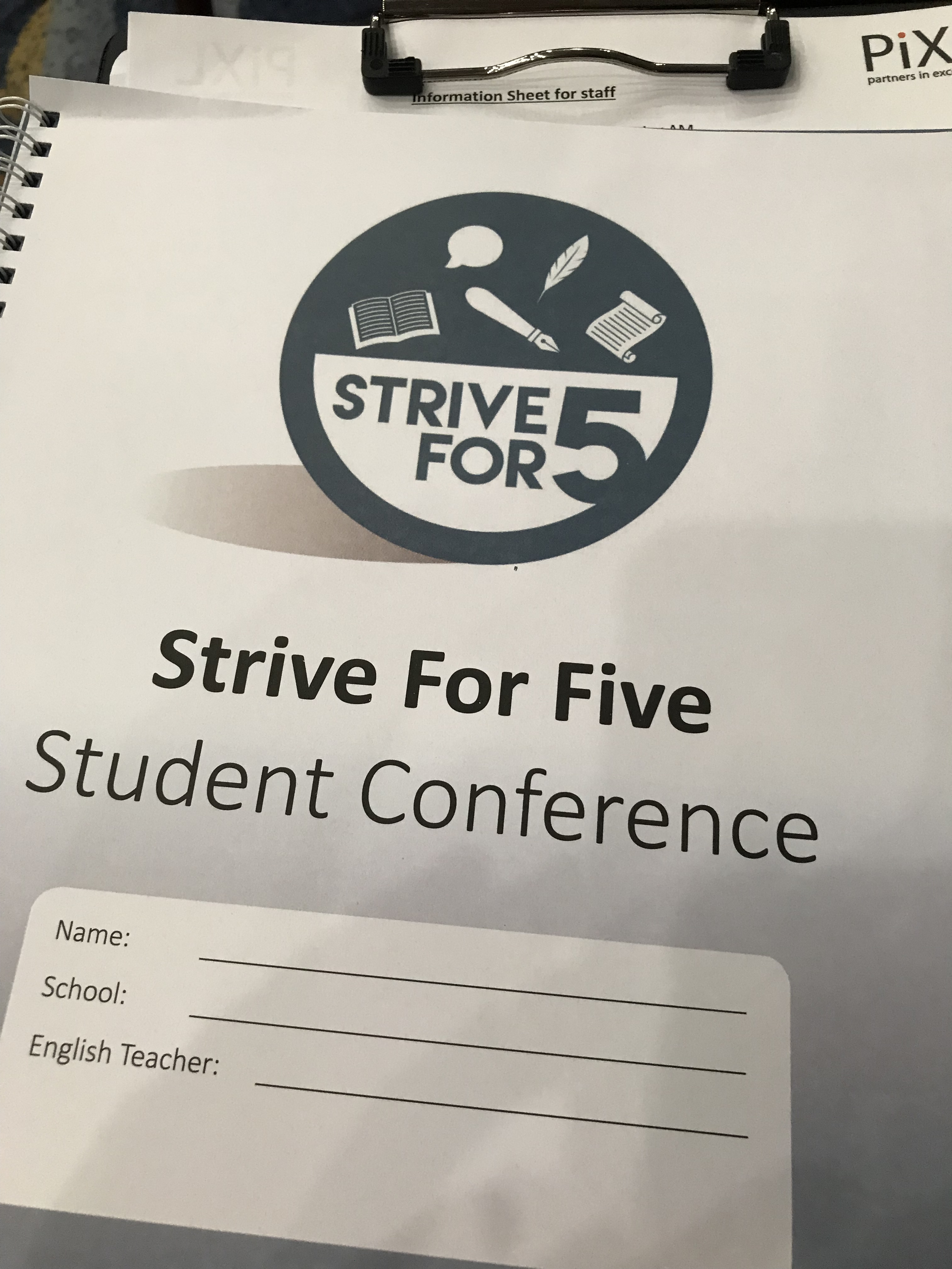 English Strive for 5 conference – Paulet High School & 6th Form College