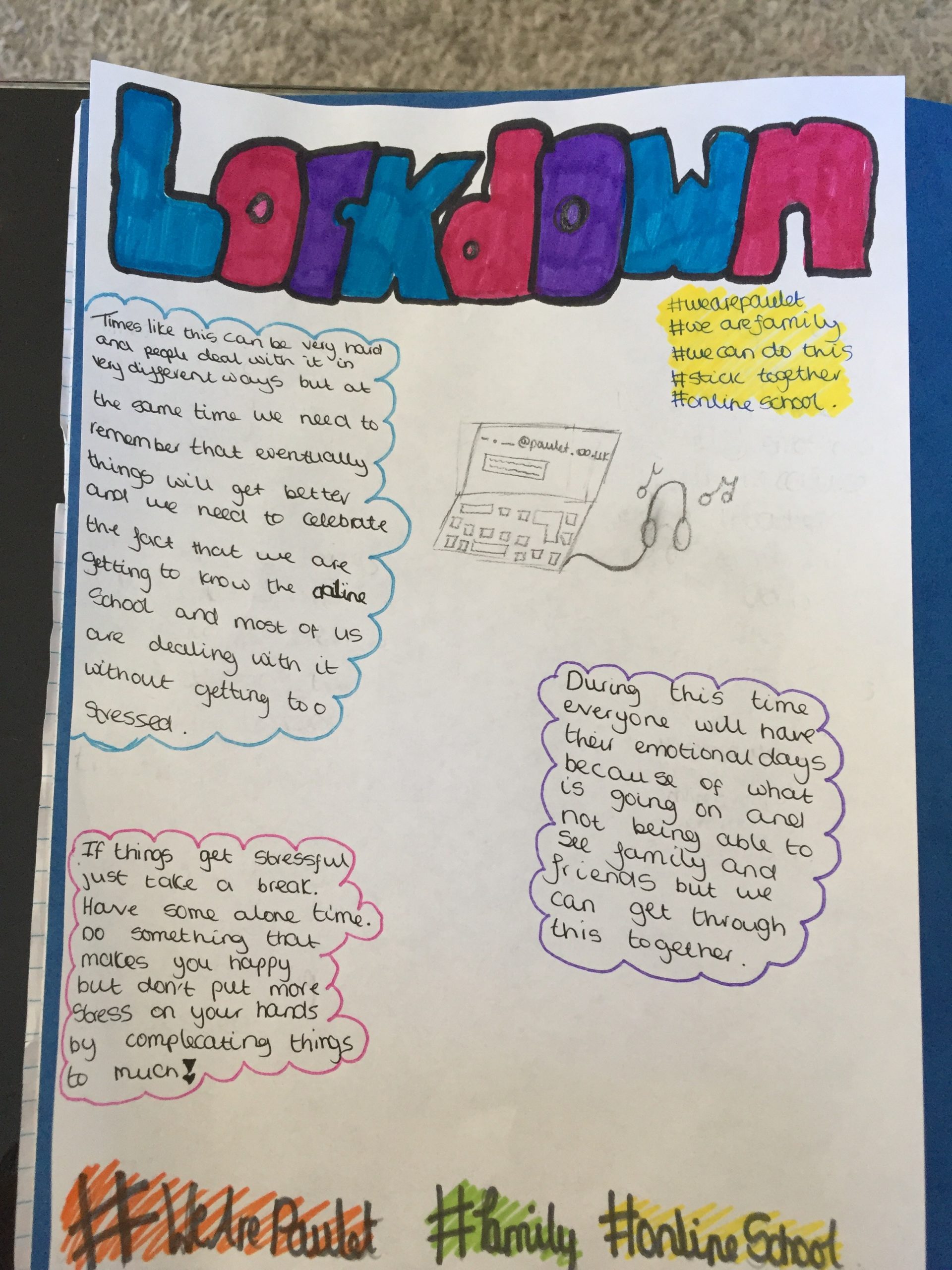 Lockdown challenge – Paulet High School & 6th Form College