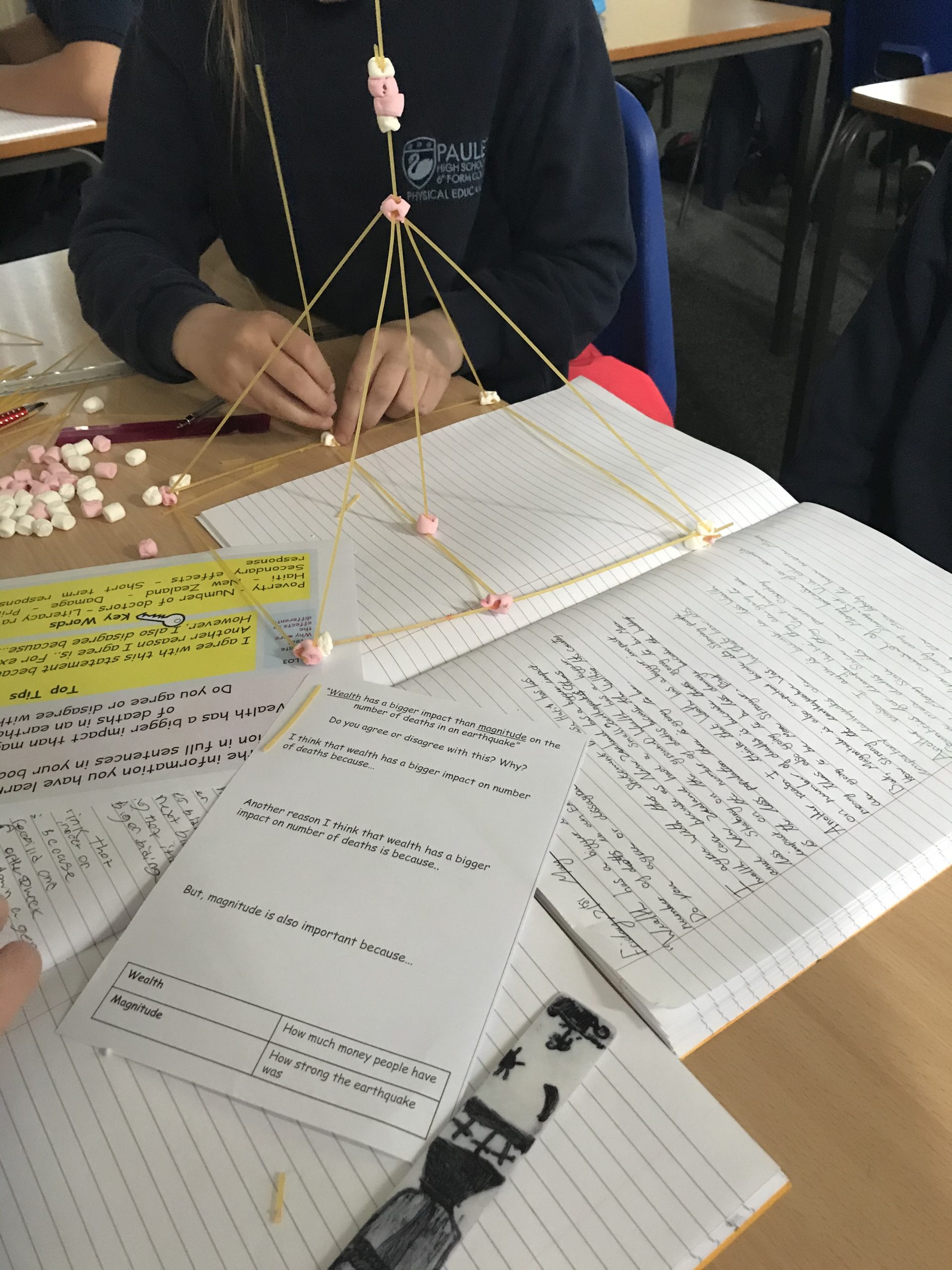 Designing earthquake proof buildings in Year 7 – Paulet High School ...