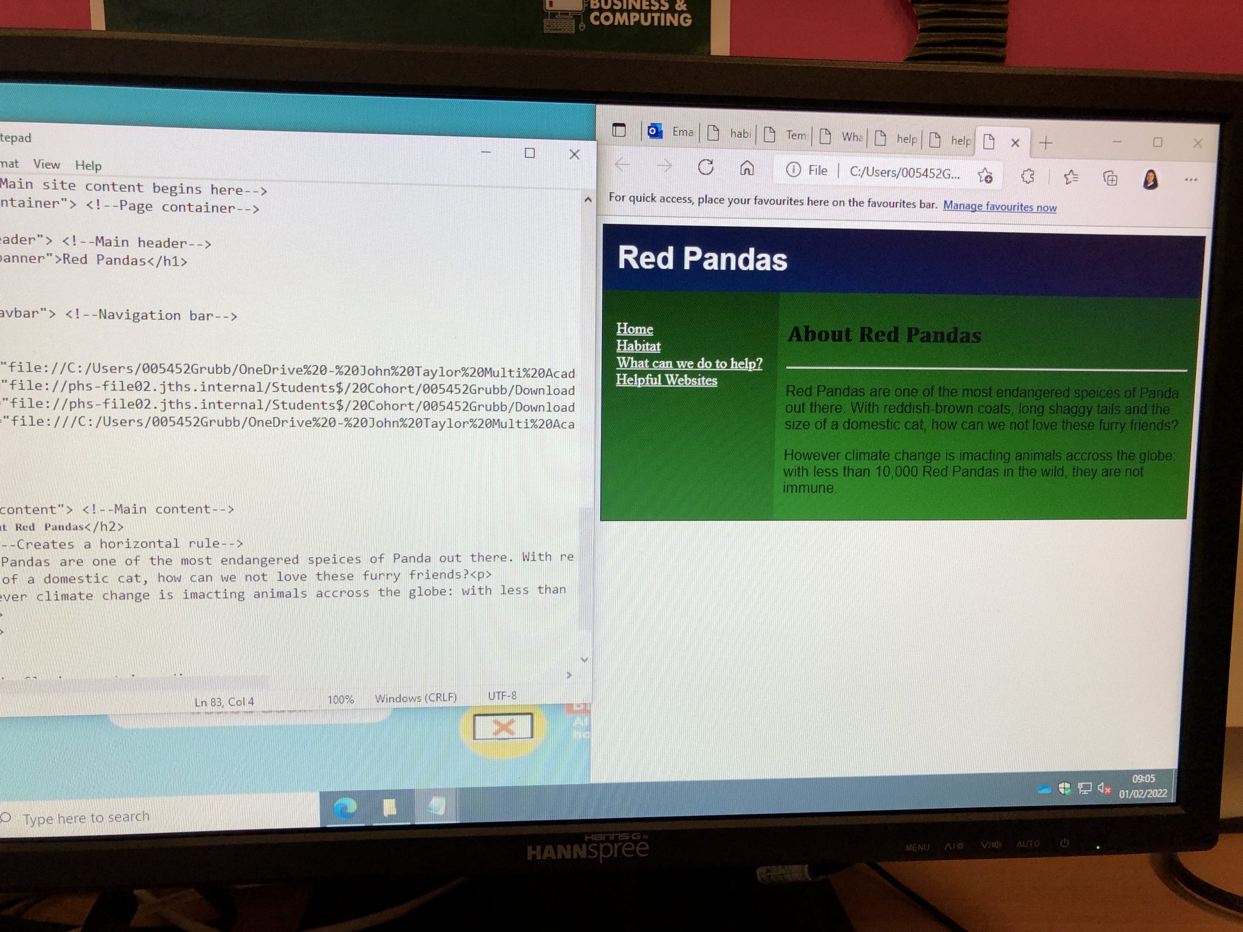 Year 8 Computing – creating websites – Paulet High School & 6th Form ...