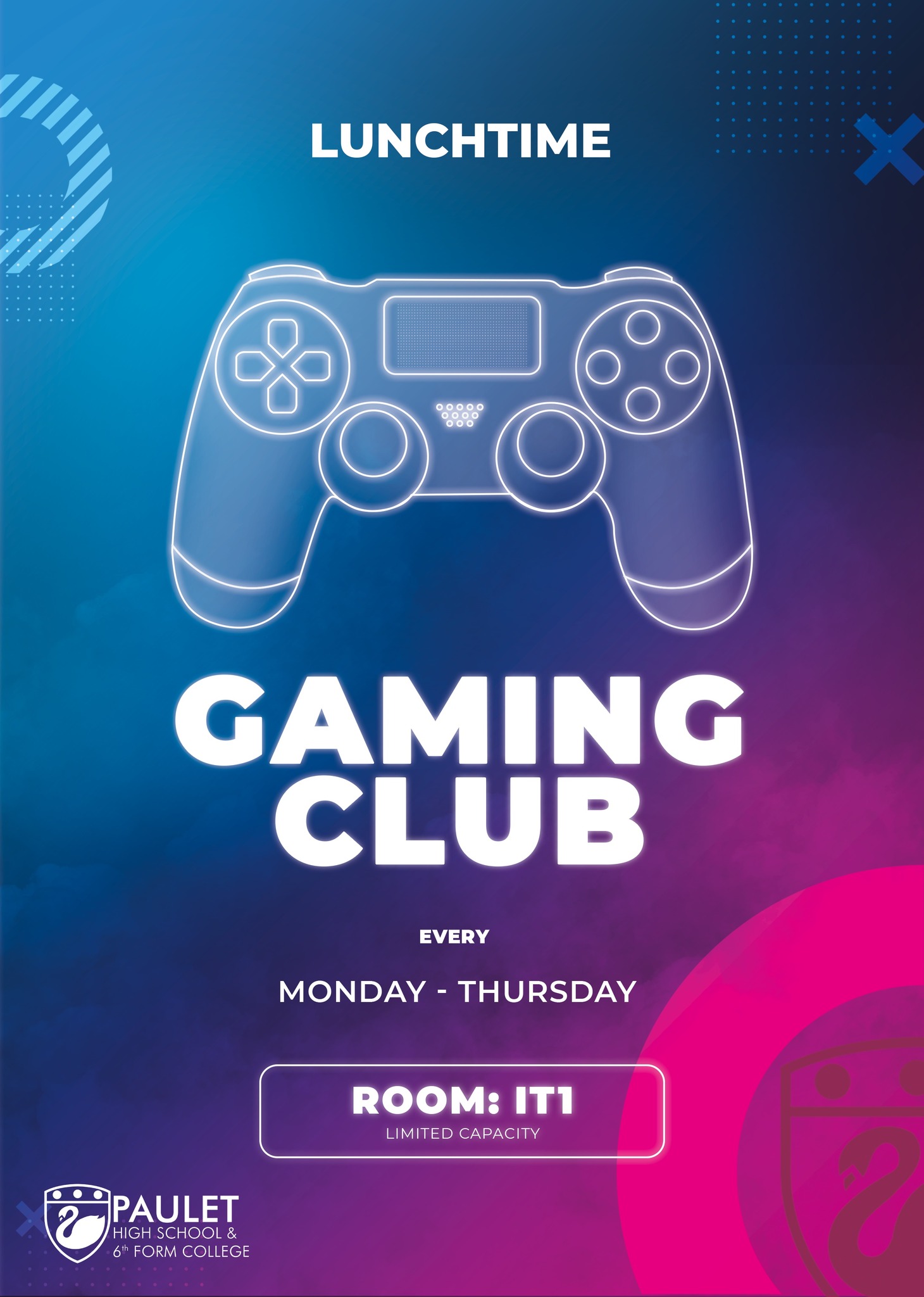 Gaming Club – Paulet High School & 6th Form College