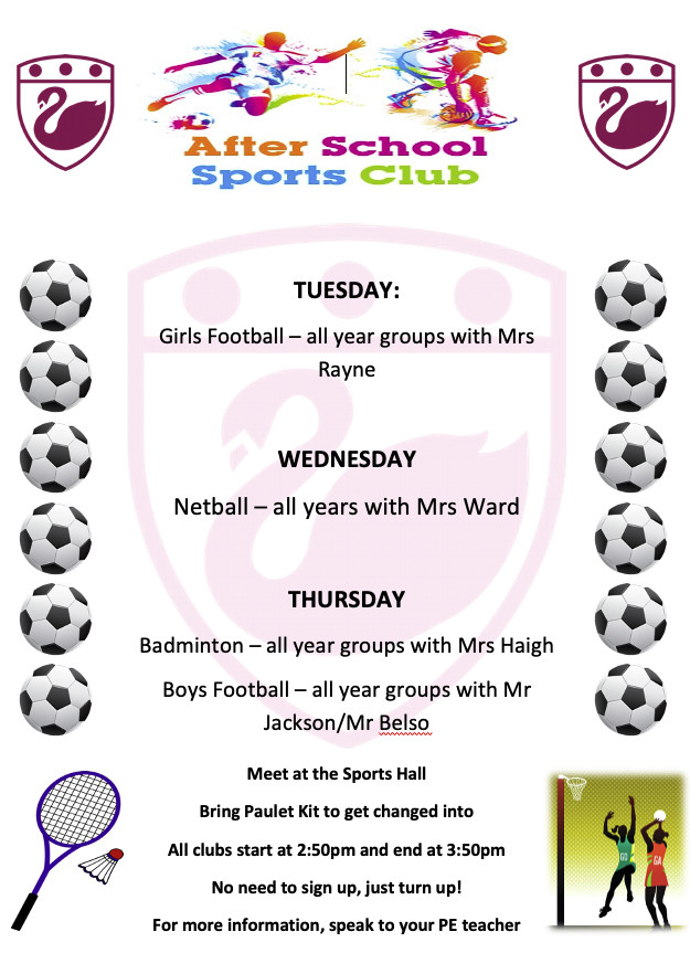 After School Sports Club – Paulet High School & 6th Form College