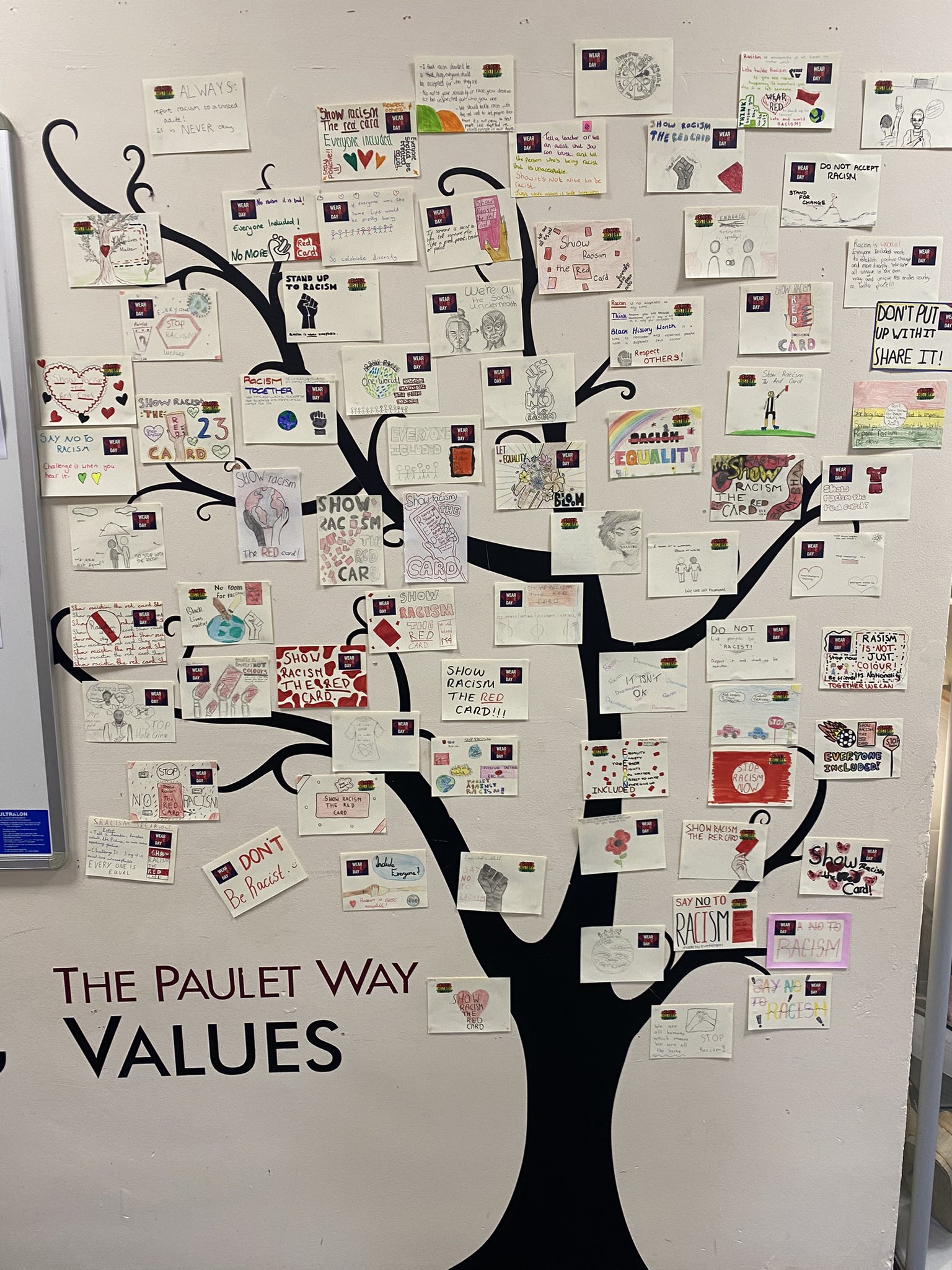 Our ‘Values Tree’ has been Updated! – Paulet High School & 6th Form College